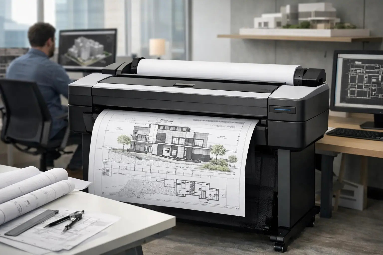 HP T Series Plotter for CAD and AEC Work – Wide Image Solutions