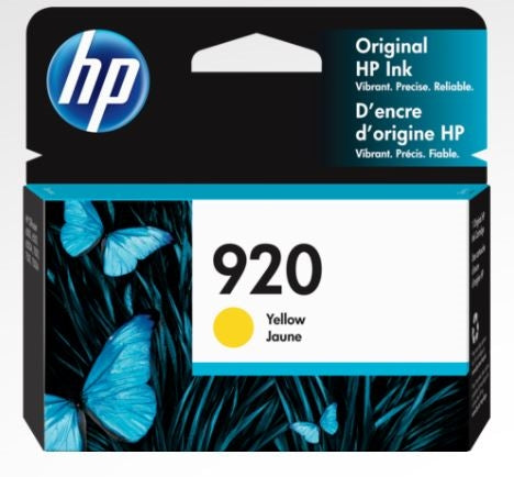 HP 920 Yellow Original Ink Cartridge for OfficeJet — Wide Image Solutions