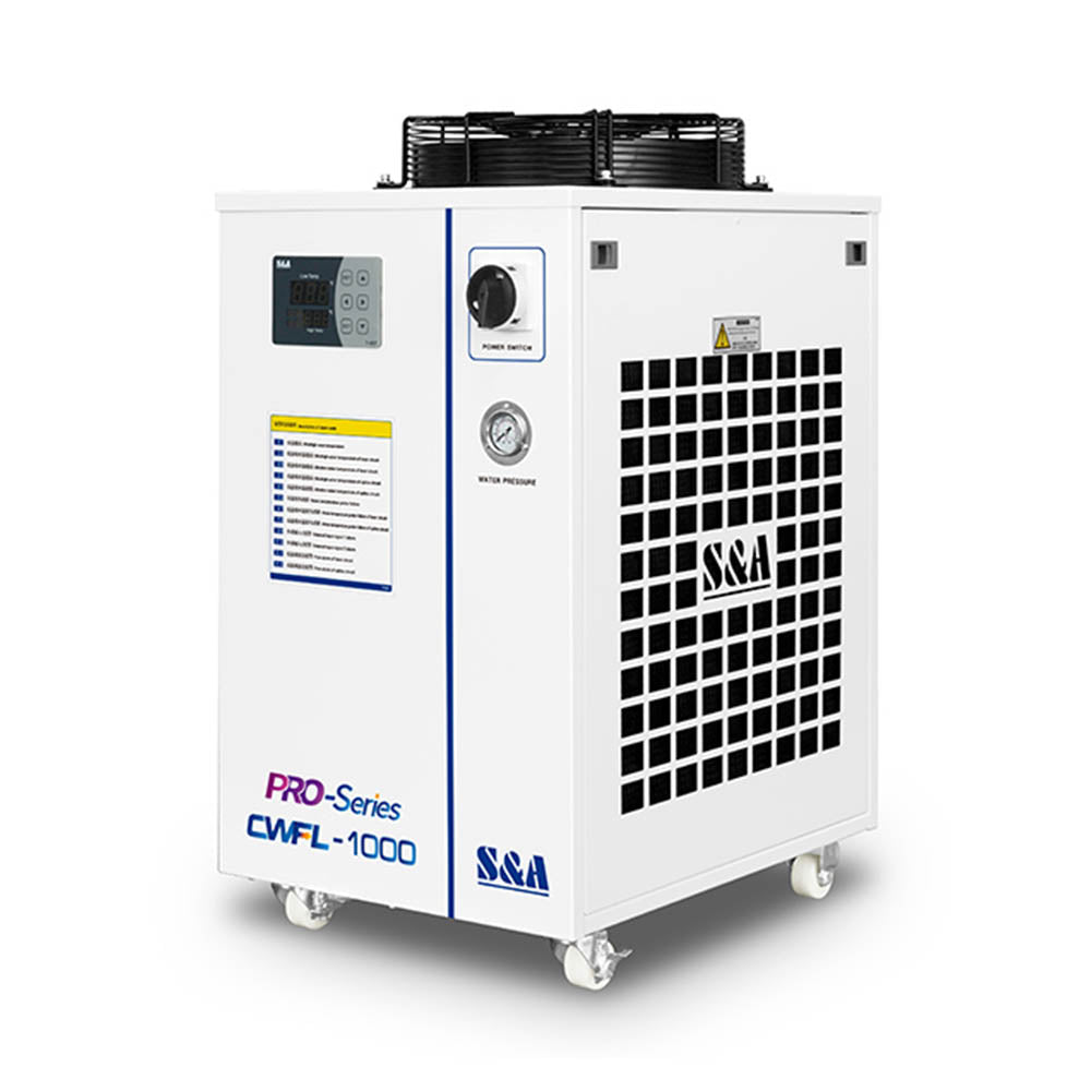CW-FL-1000BN Industrial Water Chiller for Cooling 1000W Fiber Laser, 2 ...