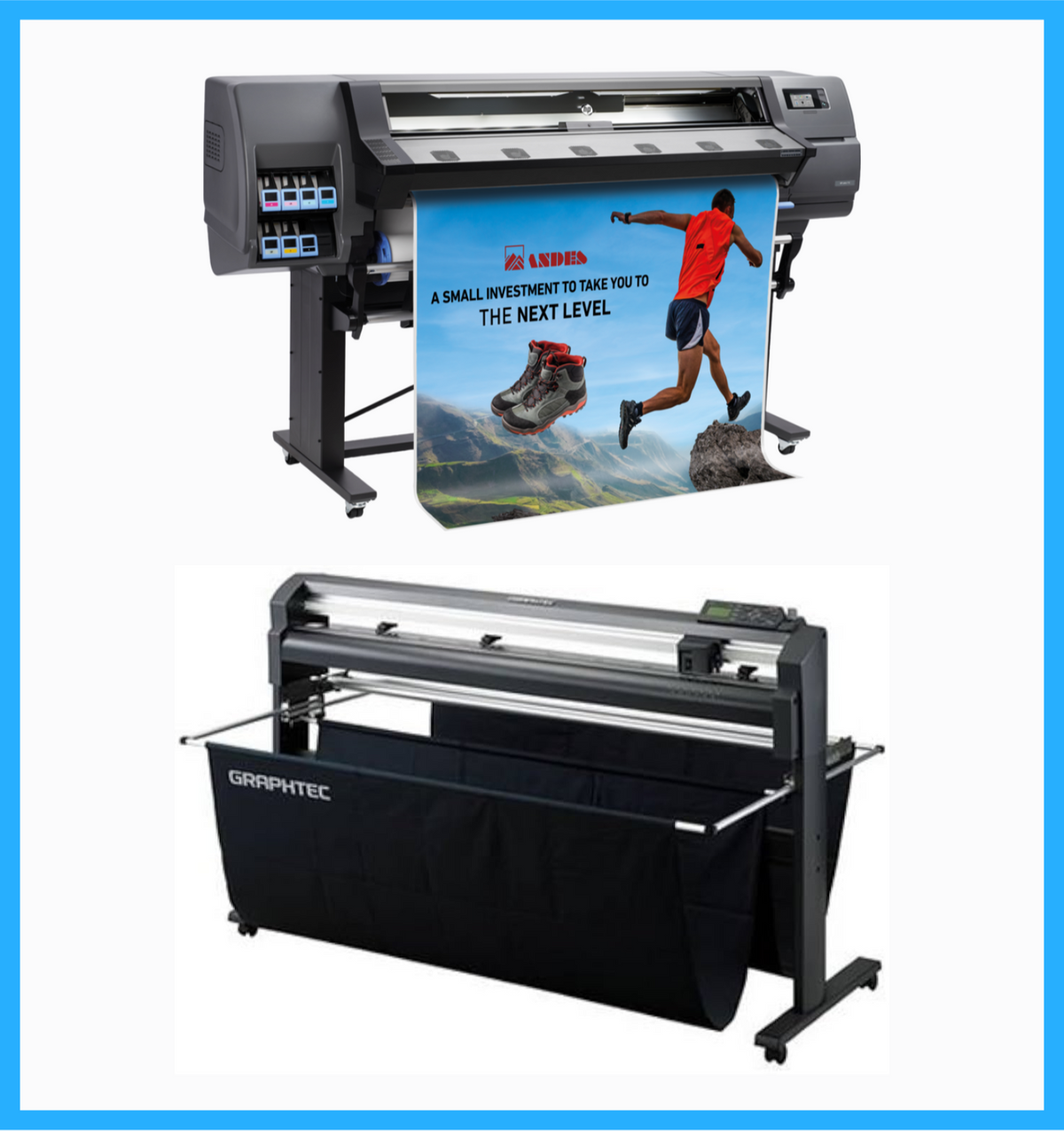 BUNDLE - HP Latex 115 54" Large-Format Printer - Refurbished (90 Days ...