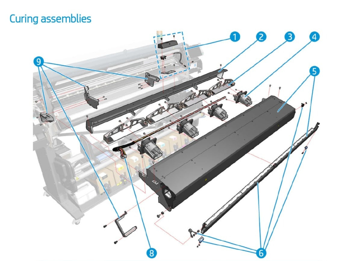 Impinging Pressure for the HP Latex 560 Series (M0E29-67052) - New ...