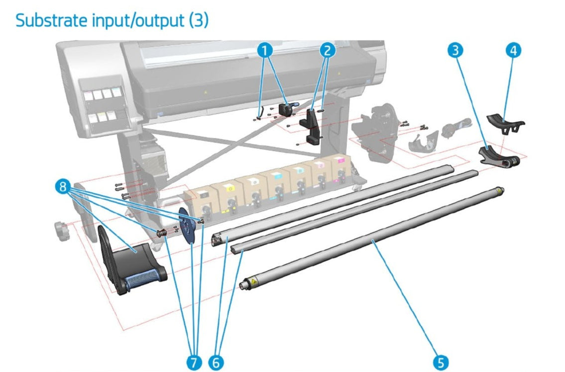 Structure Separator for the HP Latex 560 Series (M0E29-67043) - New ...