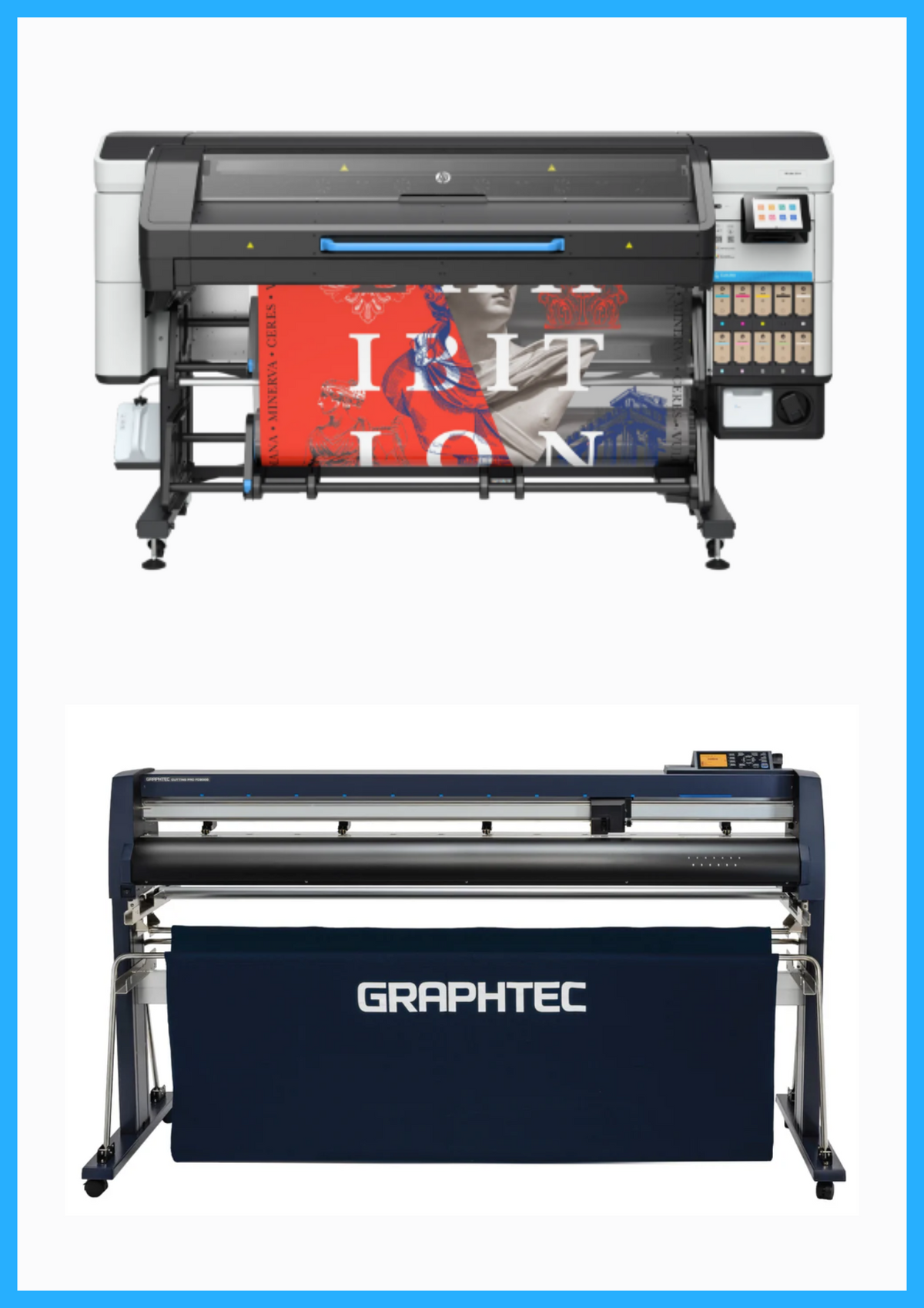 BUNDLE - HP Latex 730W 64" Wide Format Printer - New + 64" Graphtec FC — Wide Image Solutions
