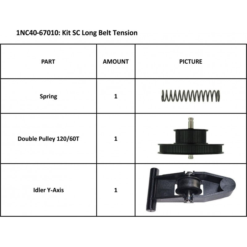 SummaCut Long Belt Tension Kit (1NC40-67010) – Wide Image Solutions