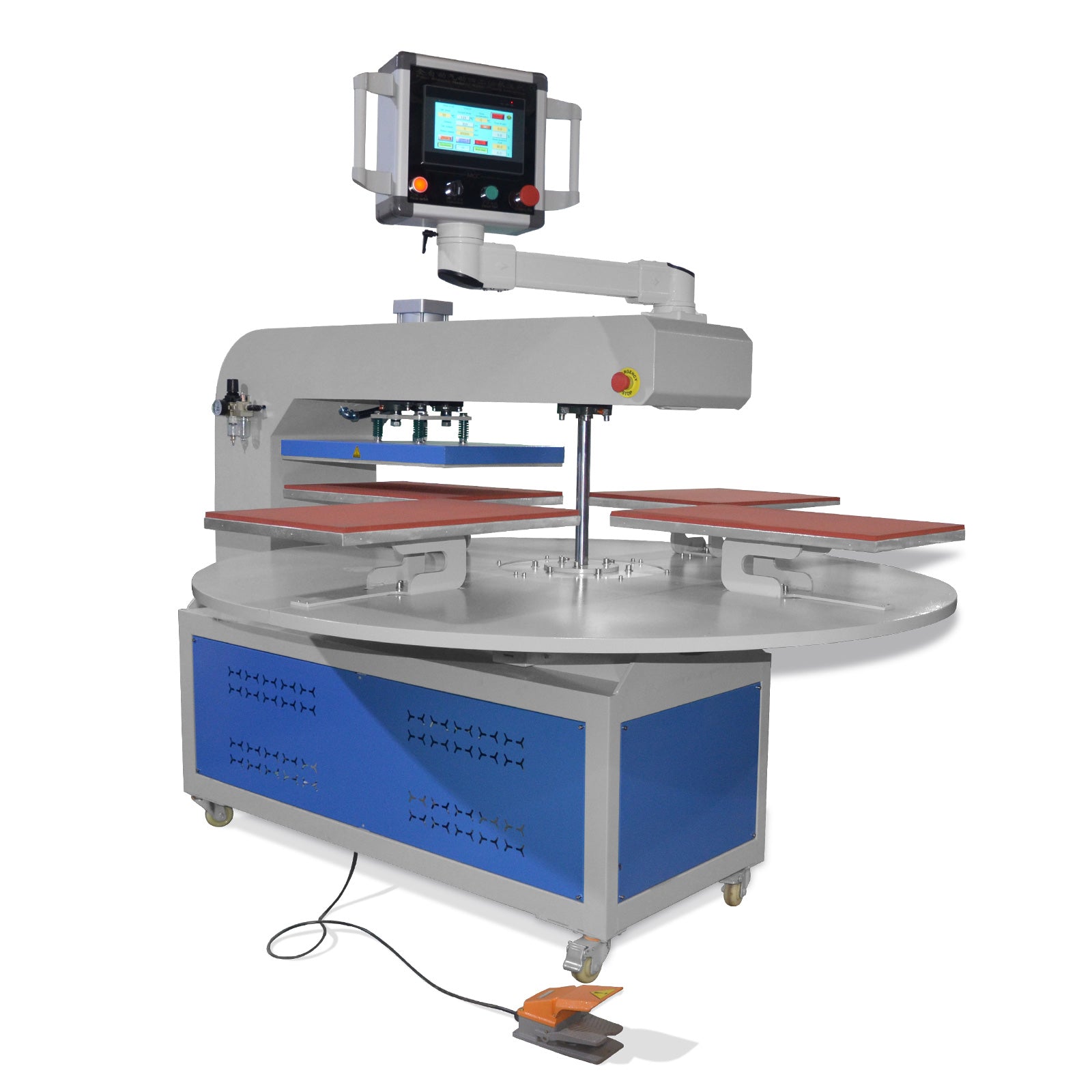 Automatic Pneumatic Four Worktable Rotary Stamping Machine – Wide Image ...