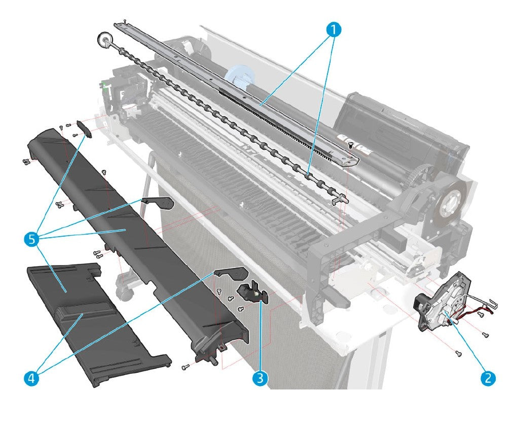 Pro Extension / Output Tray for the Hp Designjet T520 T730 T830 ...