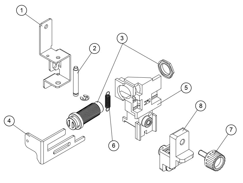 Bracket, Cross Cutter for Graphtec FC8000 (621403110) - Wide Image ...